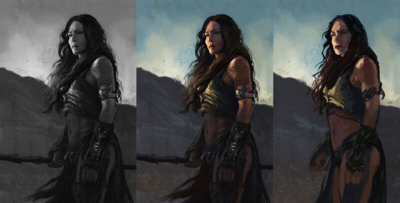 color in animation (process) + color grading tips for newbies